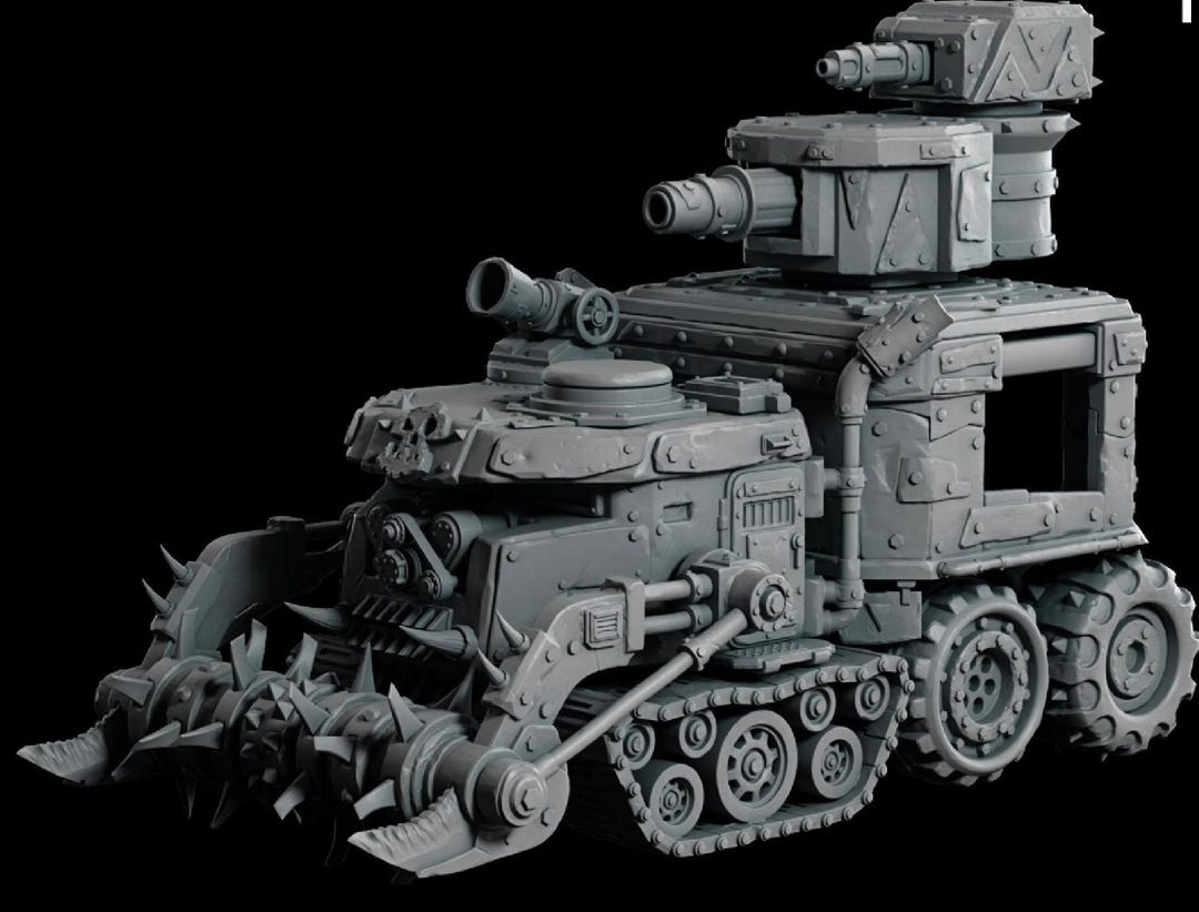 Orc Battle Wagon Doom Crusher , Grimdark Compatible - Etsy