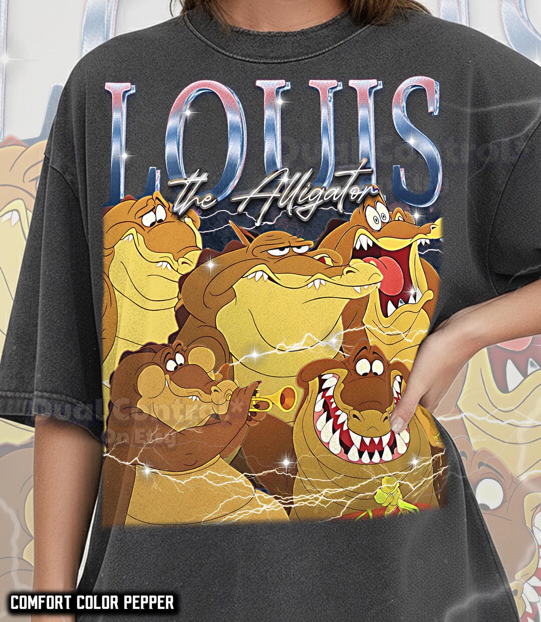 Louis the Alligator Shirt, 90s Vintage Retro Bootleg Jazz Gator T-shirt ...