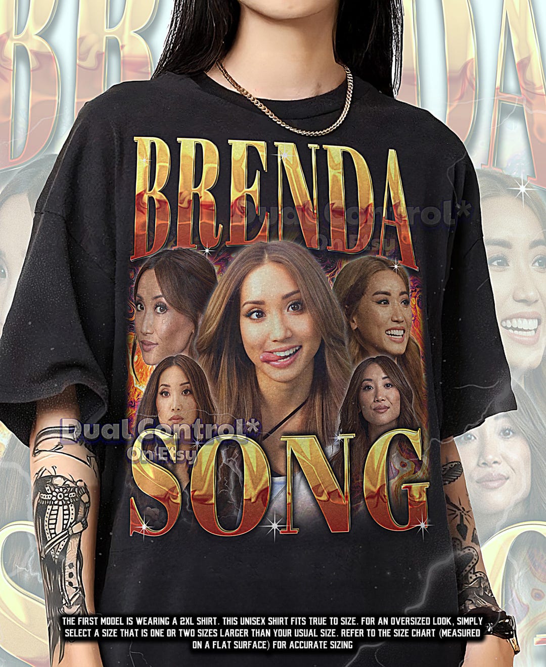 Brenda Song T-shirt, Vintage Actress TV Star Celebrity Performer Tee ...