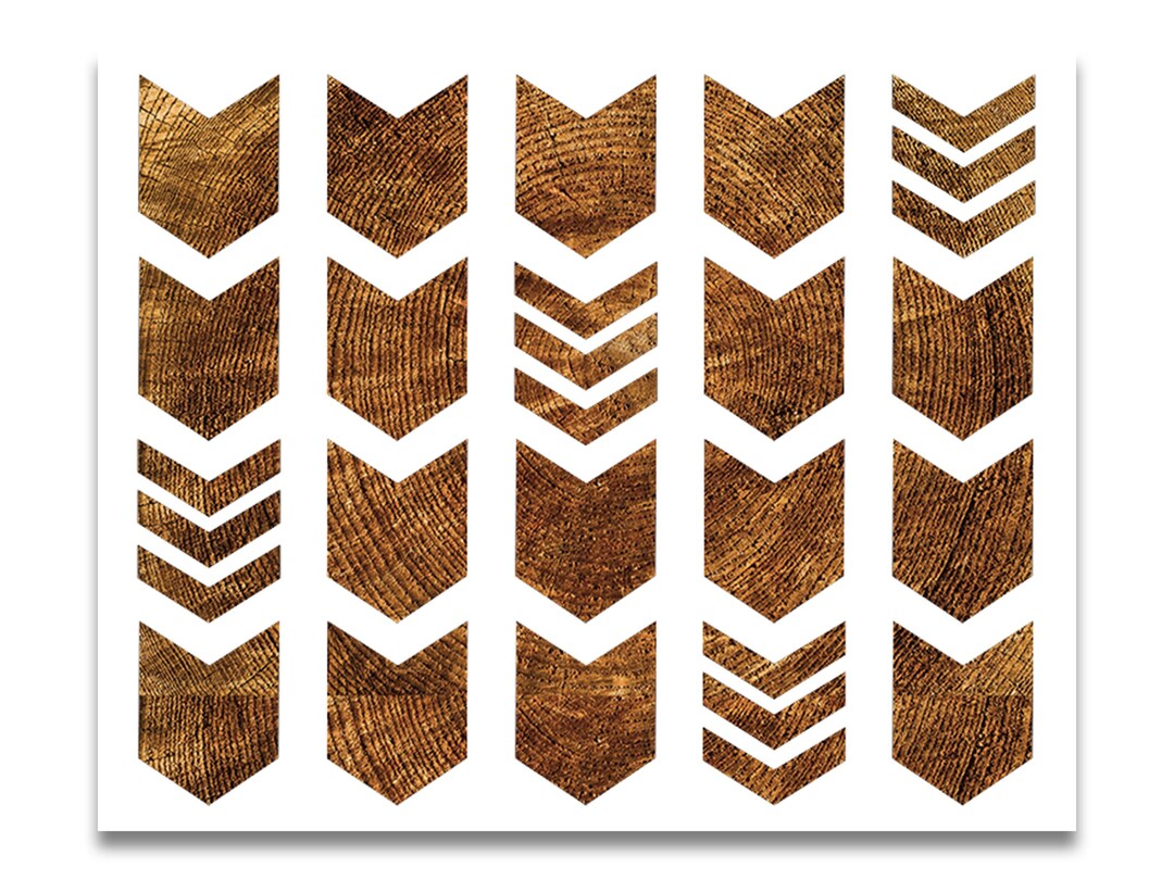 Aztec Arrow Pattern Stencil - Reusable Color, Draw, Paint Cool Custom ...