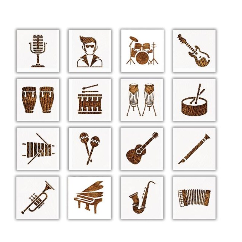 Music Stencils - Etsy