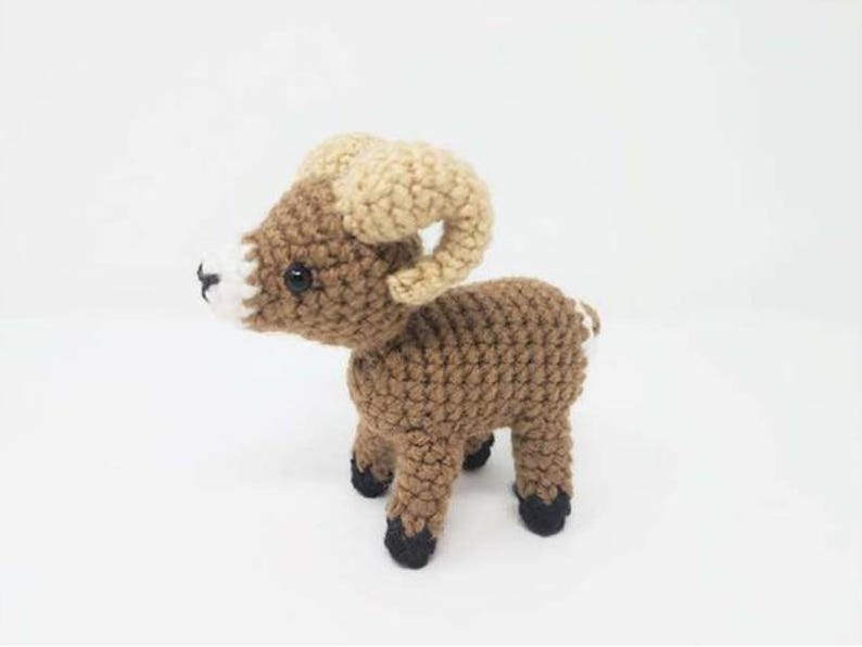 Adorable Handmade Crochet Ram Amigurumi Digital Pattern | Step-by-step ...
