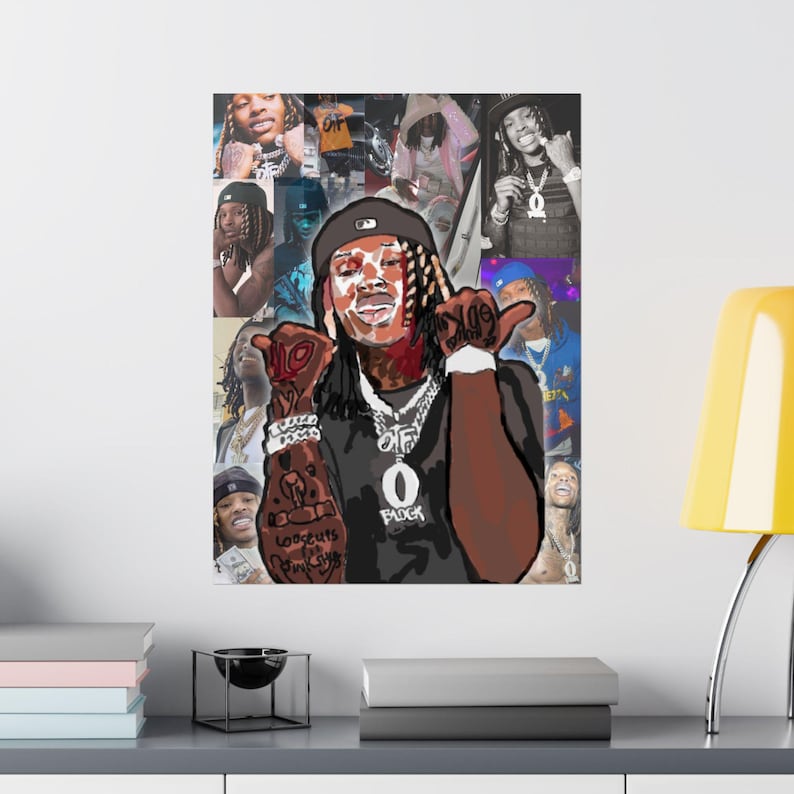 King Von Poster - FREE SHIPPING - Matte Vertical Wall Art, Hip-hop Fan ...
