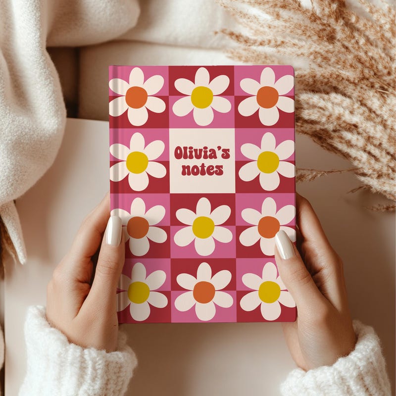 Preppy Notebook - Etsy