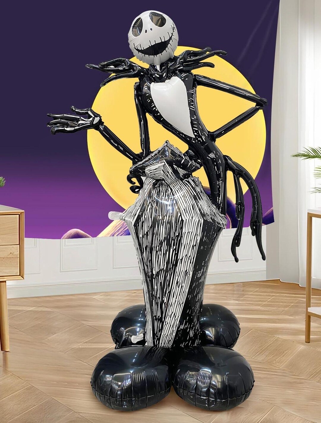Disney Jack Skellington Party Theme Balloons - Suitable for Birthday ...