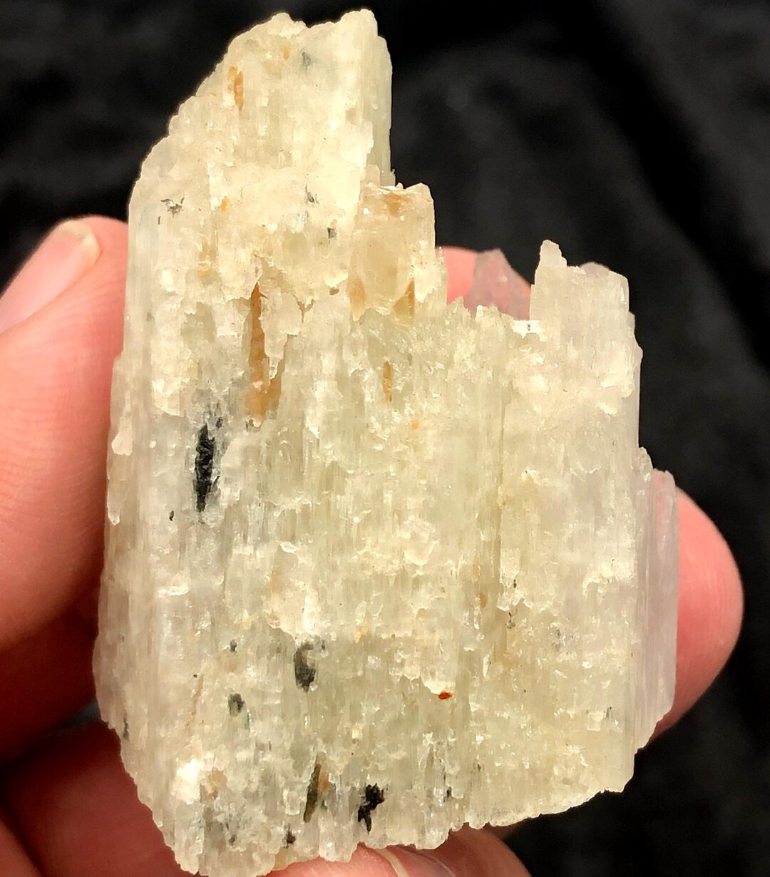 Natural Kunzite Spike Crystal From Afghanistan Rocks,kunzite Specimen ...