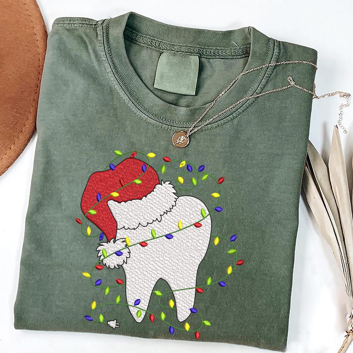 Embroidery Lighting Dental Teeth Christmas Design, Dental Hygiene ...