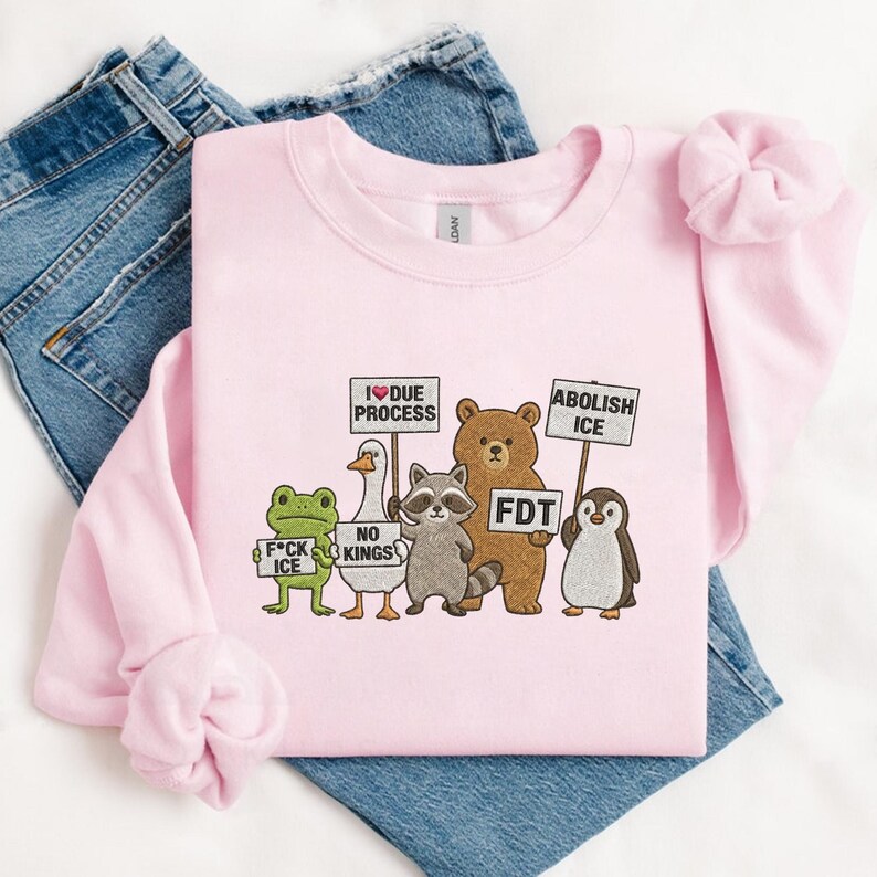 Fck Ice Embroidery Design, Anti-trump Fuck Ice Embroidered File ...