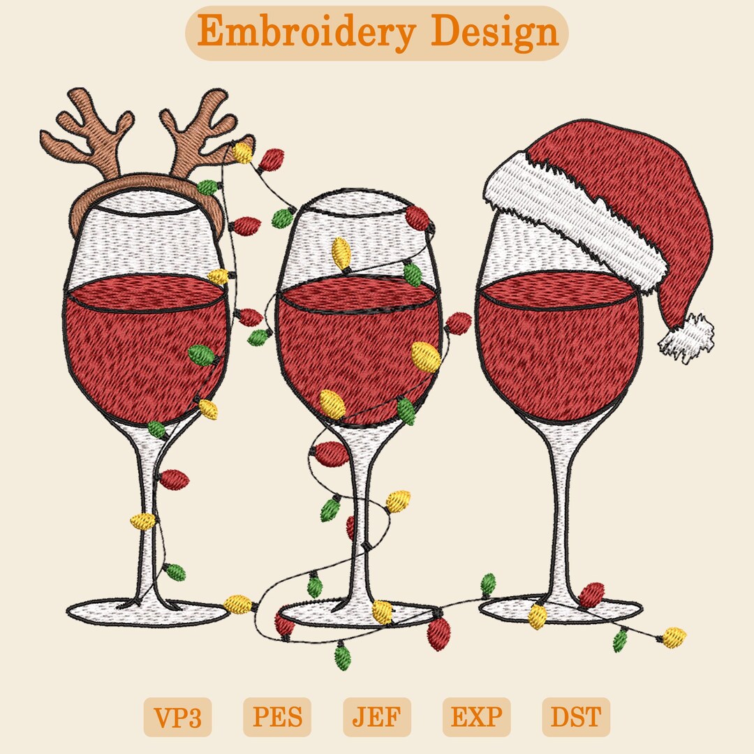 Embroidery Funny Wine Drink Drank Drunk Designs, Holiday Wine Machine ...