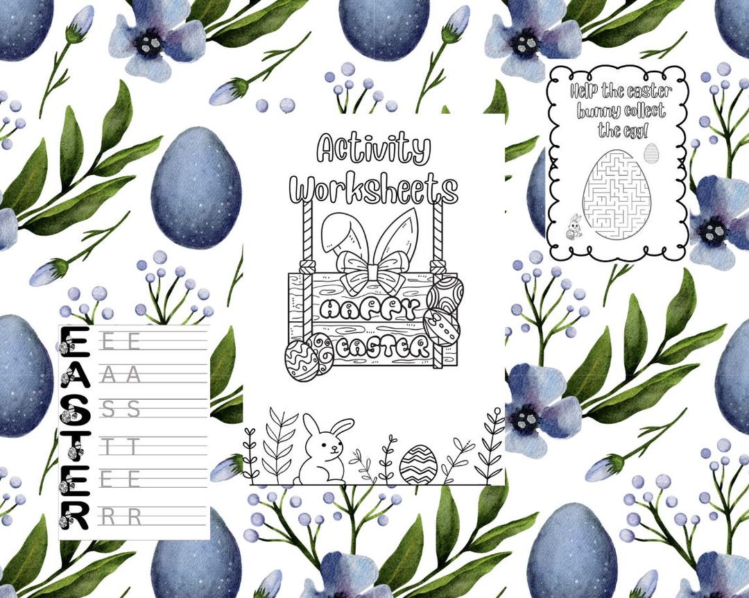 Children’s Easter Activity Worksheet – Fun, Learning, and Creativity ...