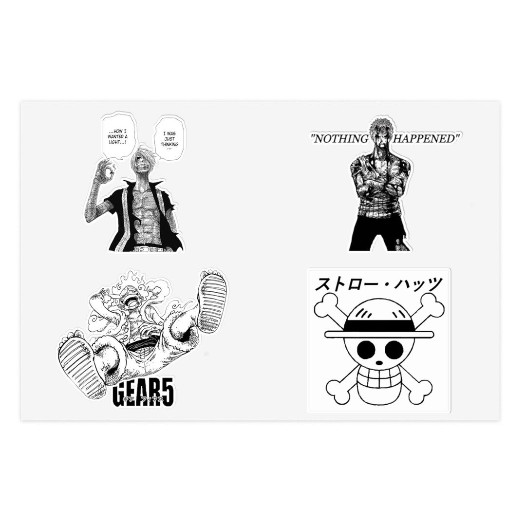 Straw Hat Sticker Sheets Anime Stickers, Decorative Vinyl Decals, Gifts ...
