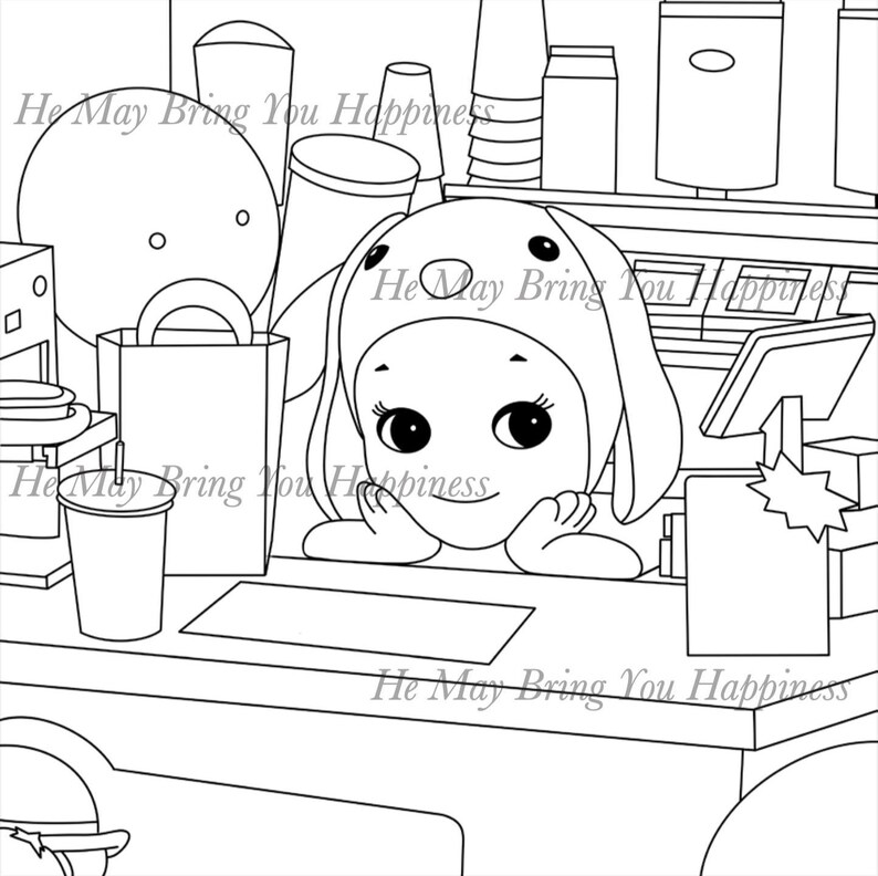 Sonny Angel Colouring Book - Etsy