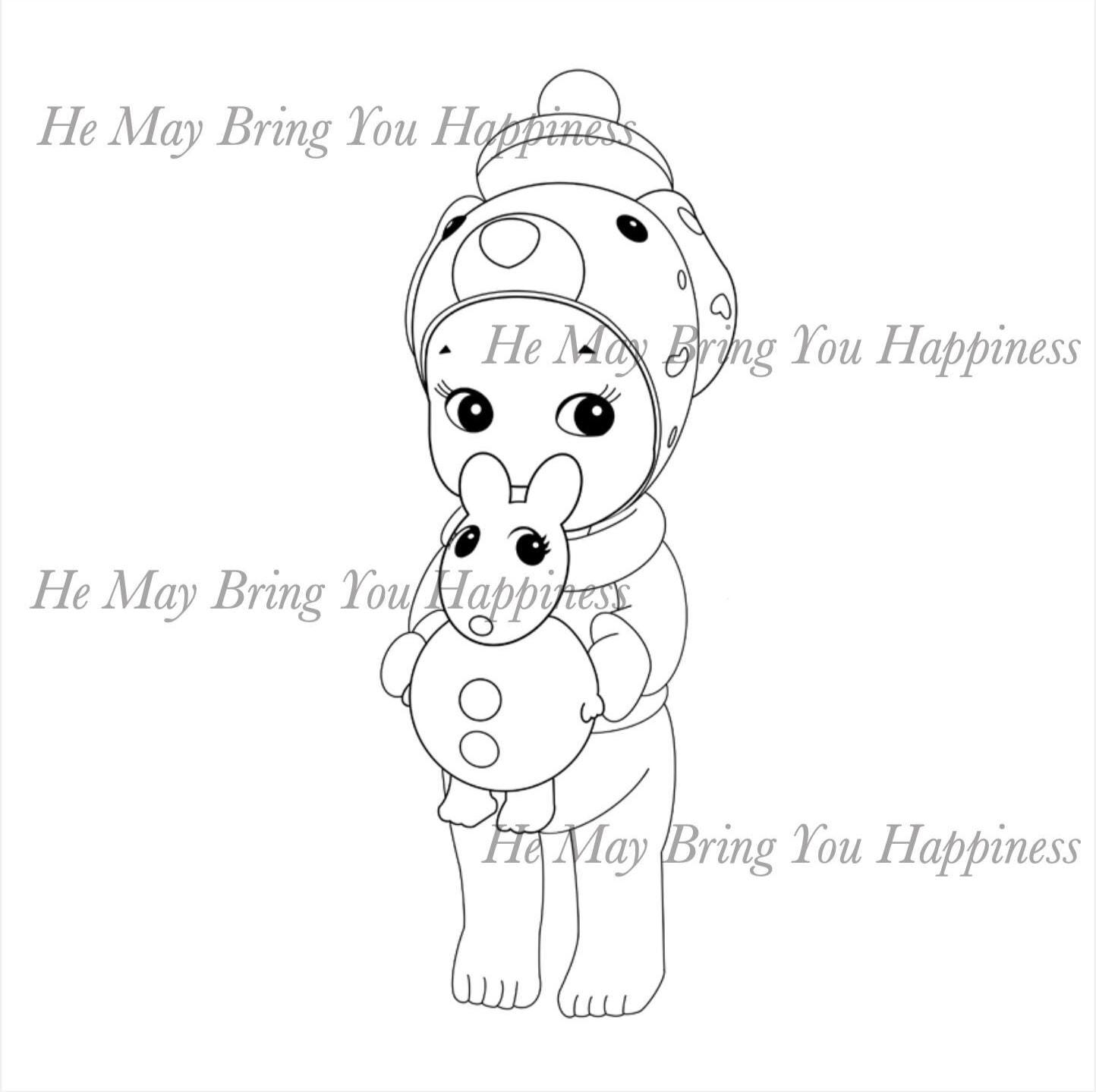 Sonny Angel Colouring Book - Etsy