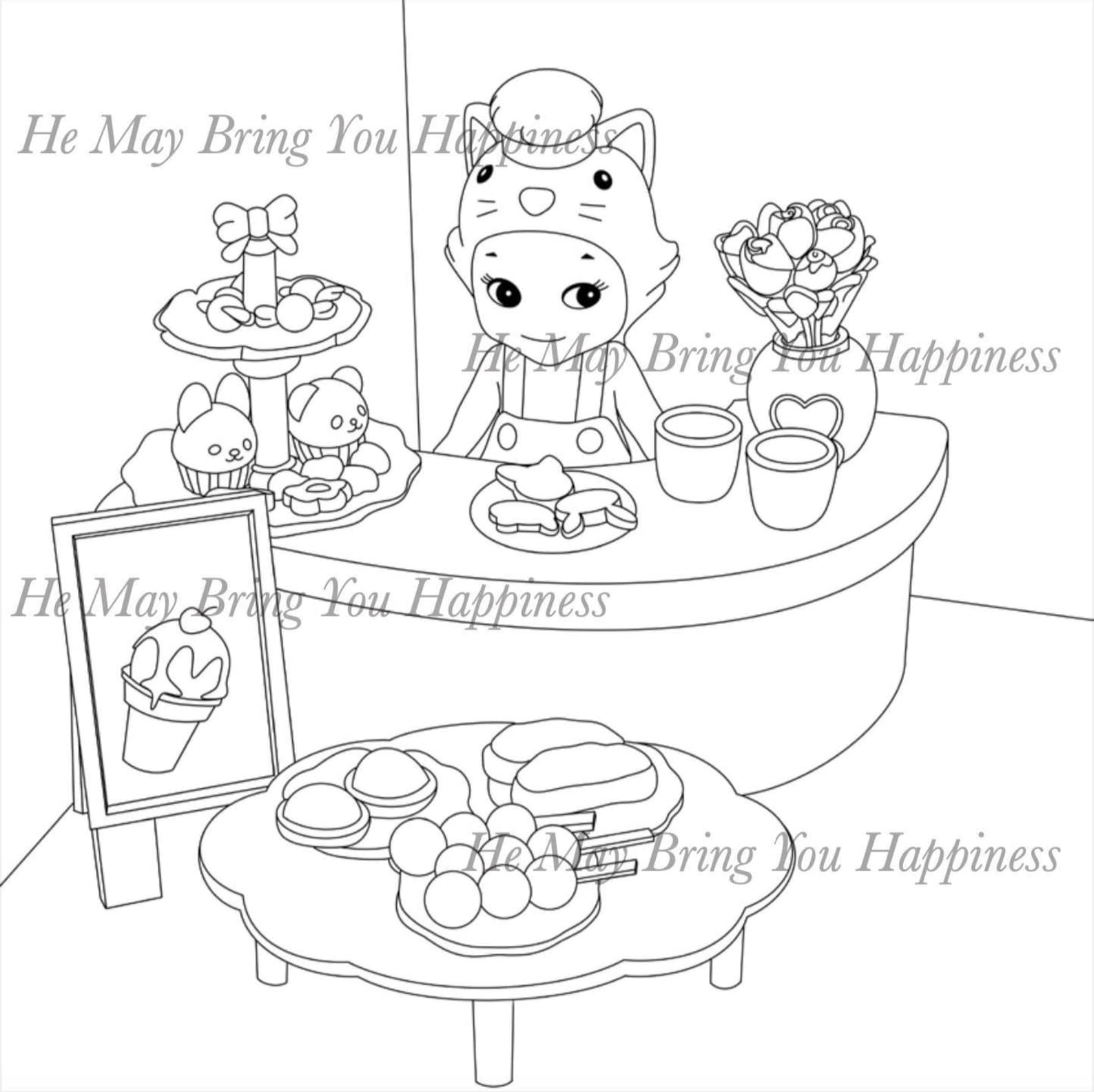 Sonny Angel Colouring Book - Etsy