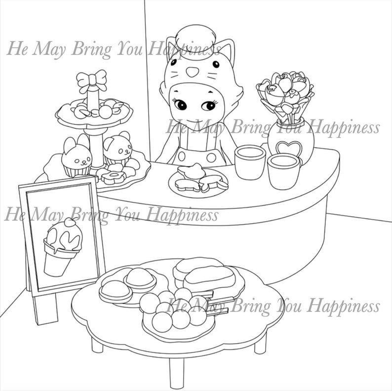 Sonny Angel Colouring Book - Etsy