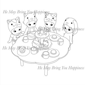 Sonny Angel Colouring Book - Etsy