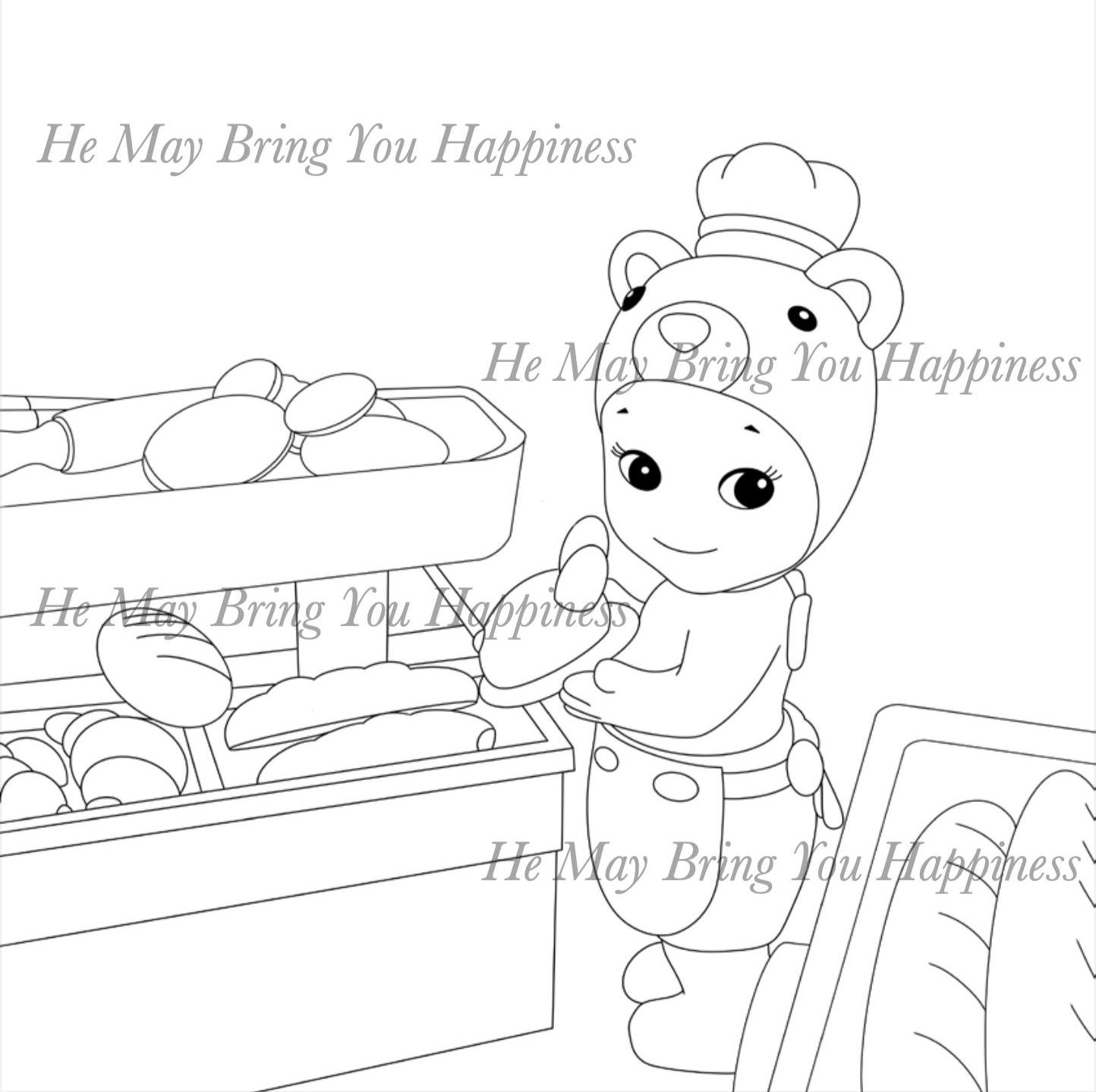 Sonny Angel Colouring Book - Etsy