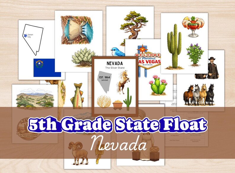 Nevada 5th Grade State Float Kit - Etsy