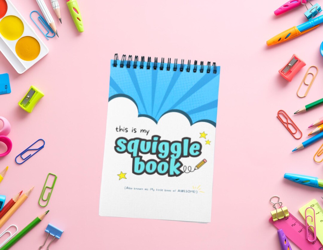 My Squiggle Book Boredom Buster Art Book Education Children's Coloring ...