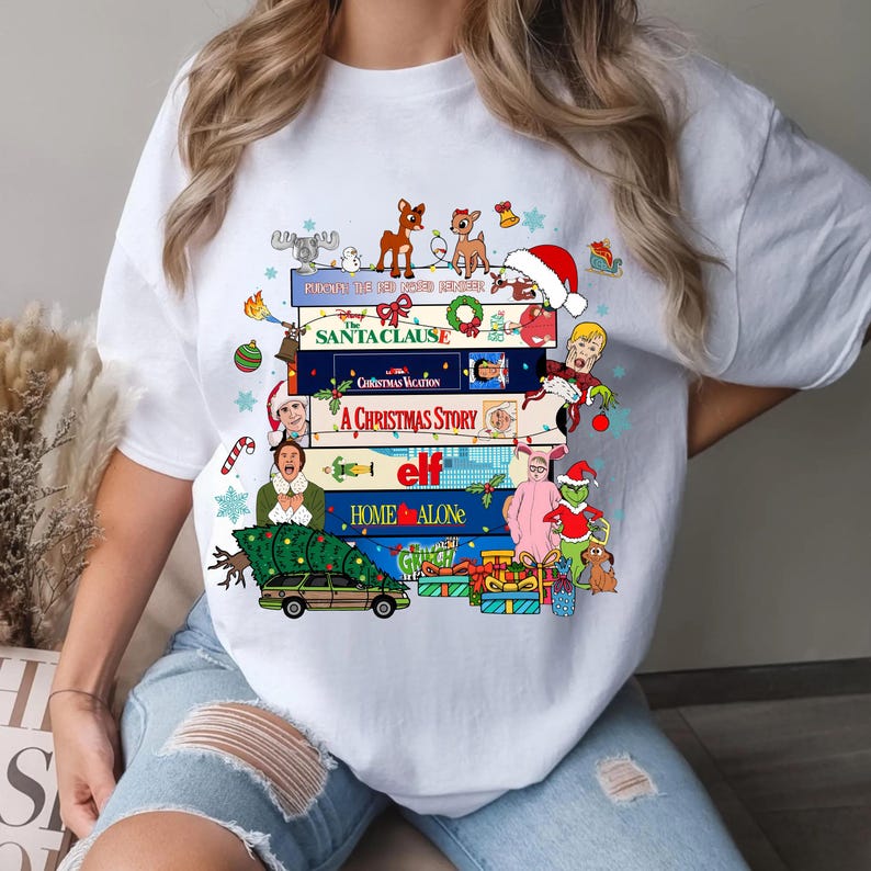 Christmas Movies PNG, Funny Holiday Movie Quotes Design, Green ...