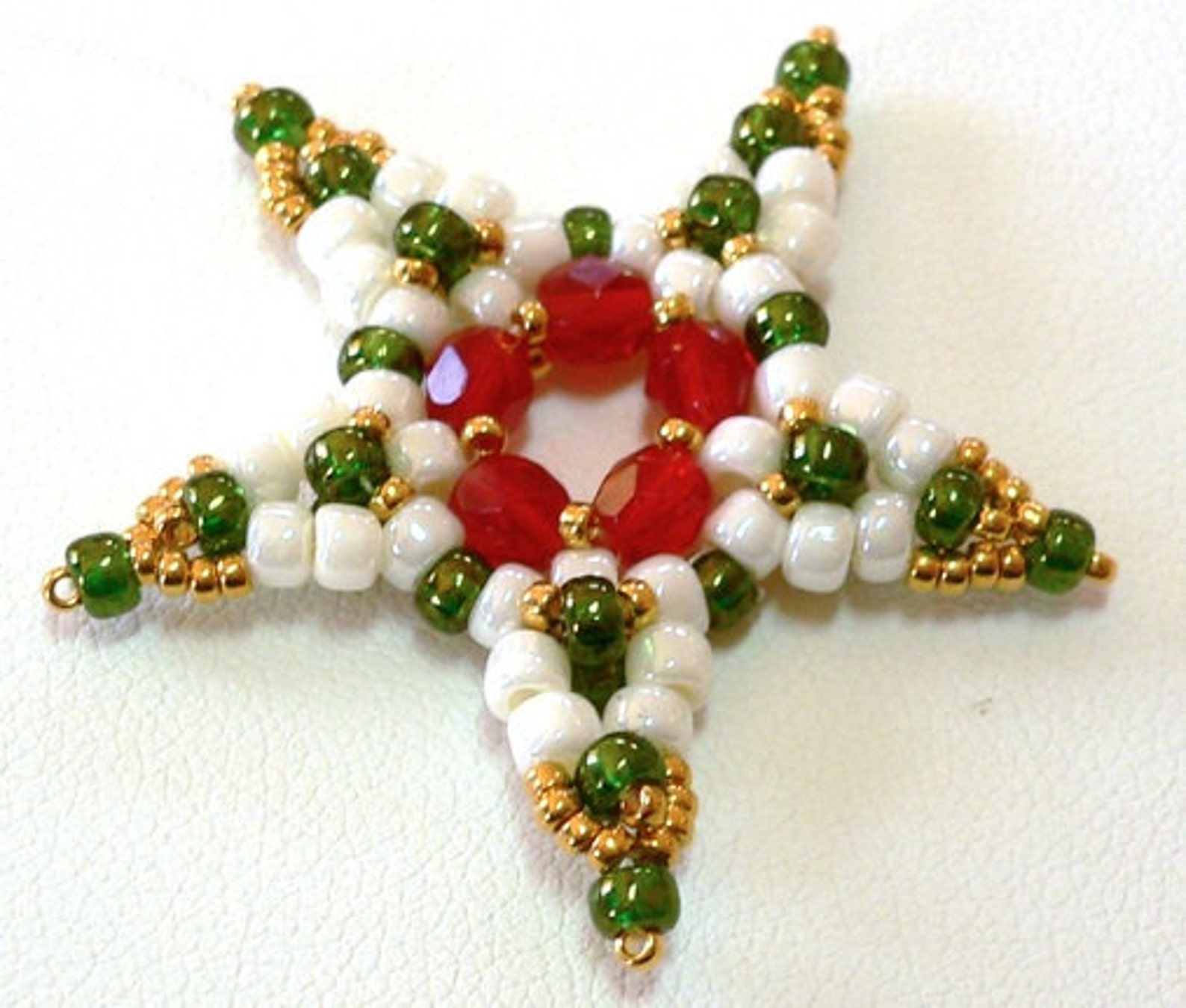Starry Stars Beaded Xmas Stars Tutorial: Instant Downloadable Pattern ...