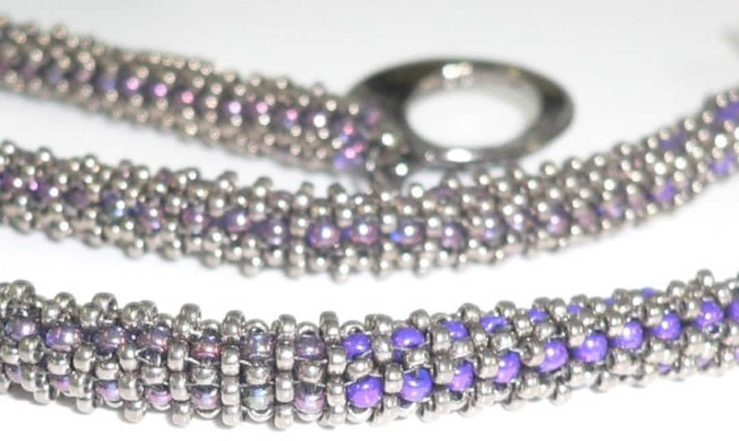 Fusion Stitch Beaded Rope Tutorial: PDF Instant Download - Etsy