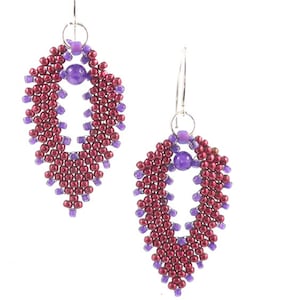 Russian Leaves Peyote Beadweaving Stitch Variation Tutorial ...