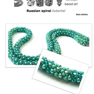 Russian Spiral Rope Tutorial for Bracelet or Necklace: Instant ...