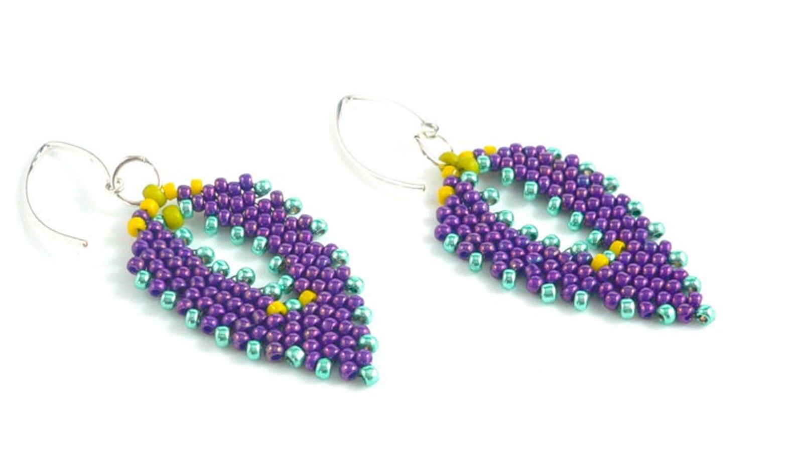 Russian Leaves Peyote Beadweaving Stitch Variation Tutorial ...