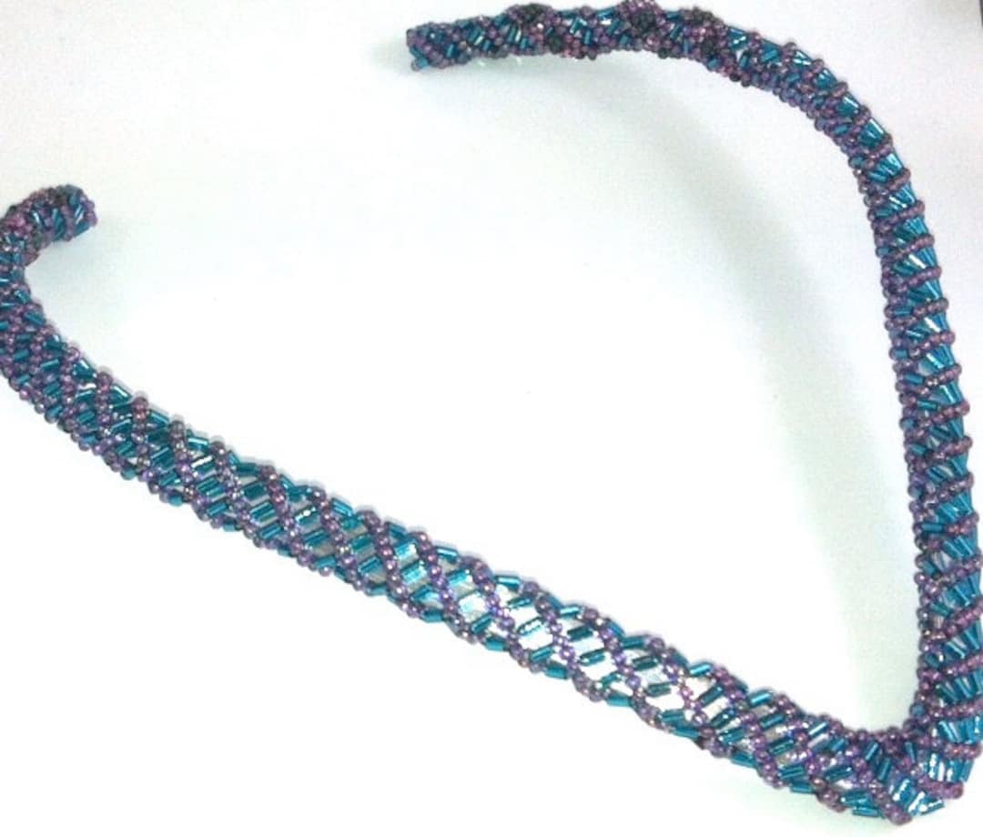 Russian Spiral Beaded Bugle Rope No Step Variation Tutorial - Etsy