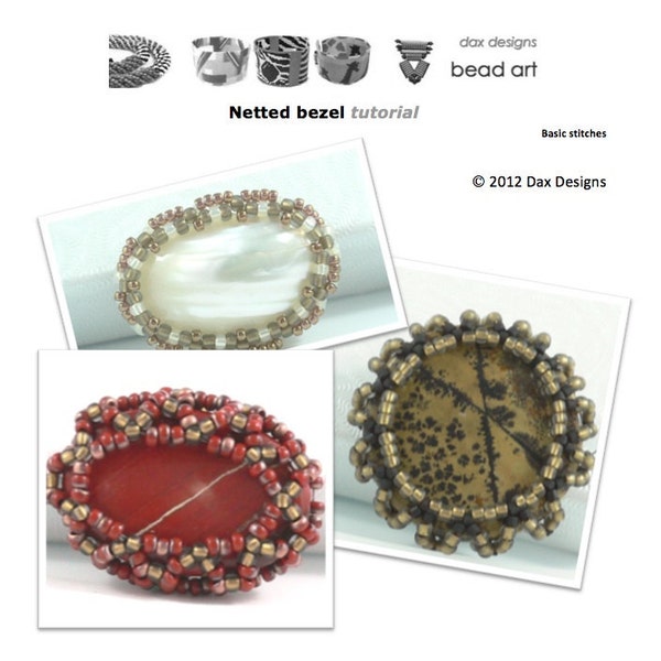 Bead Bezel for Buttons Tutorial - Etsy