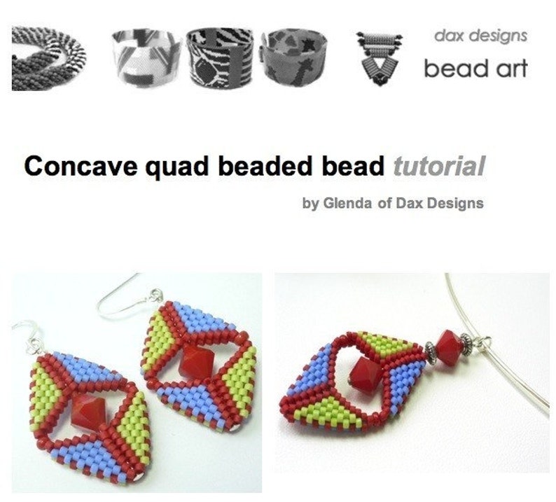 Beaded Beads Concave Quads - Etsy