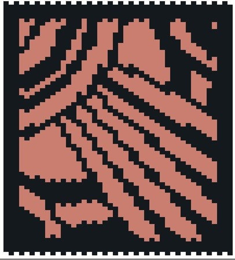 Deco Sunrays Peyote Panel: Instant Downloadable Pattern PDF - Etsy