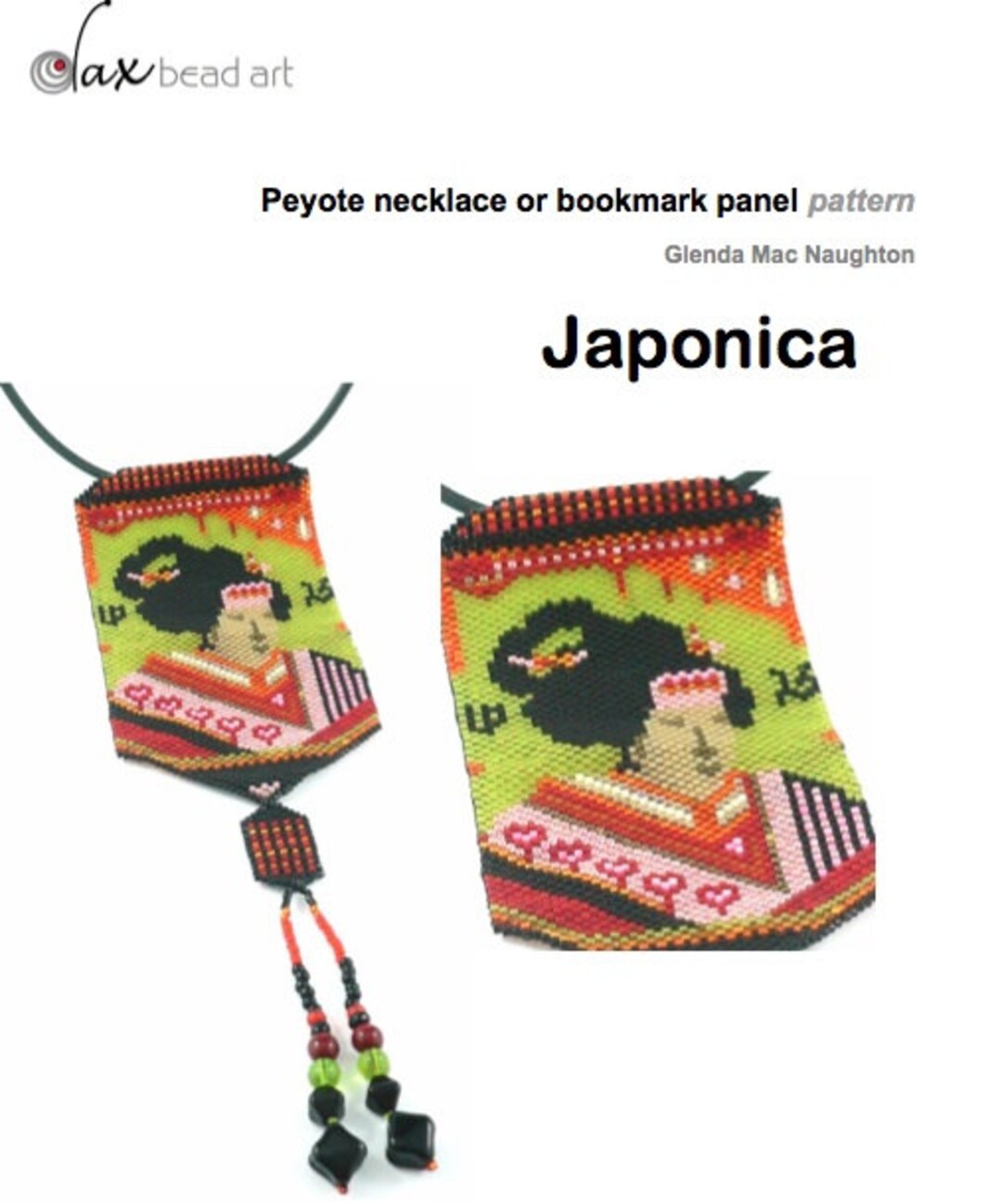 Japonica Peyote Beaded Panel PDF: Instant Downloadable Pattern PDF File ...