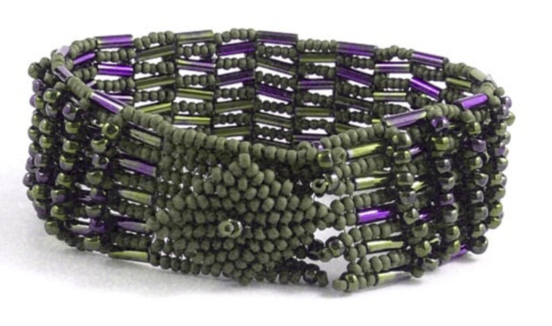 Batonga Herringbone Basket Weave Beaded Bracelet Tutorial and ...