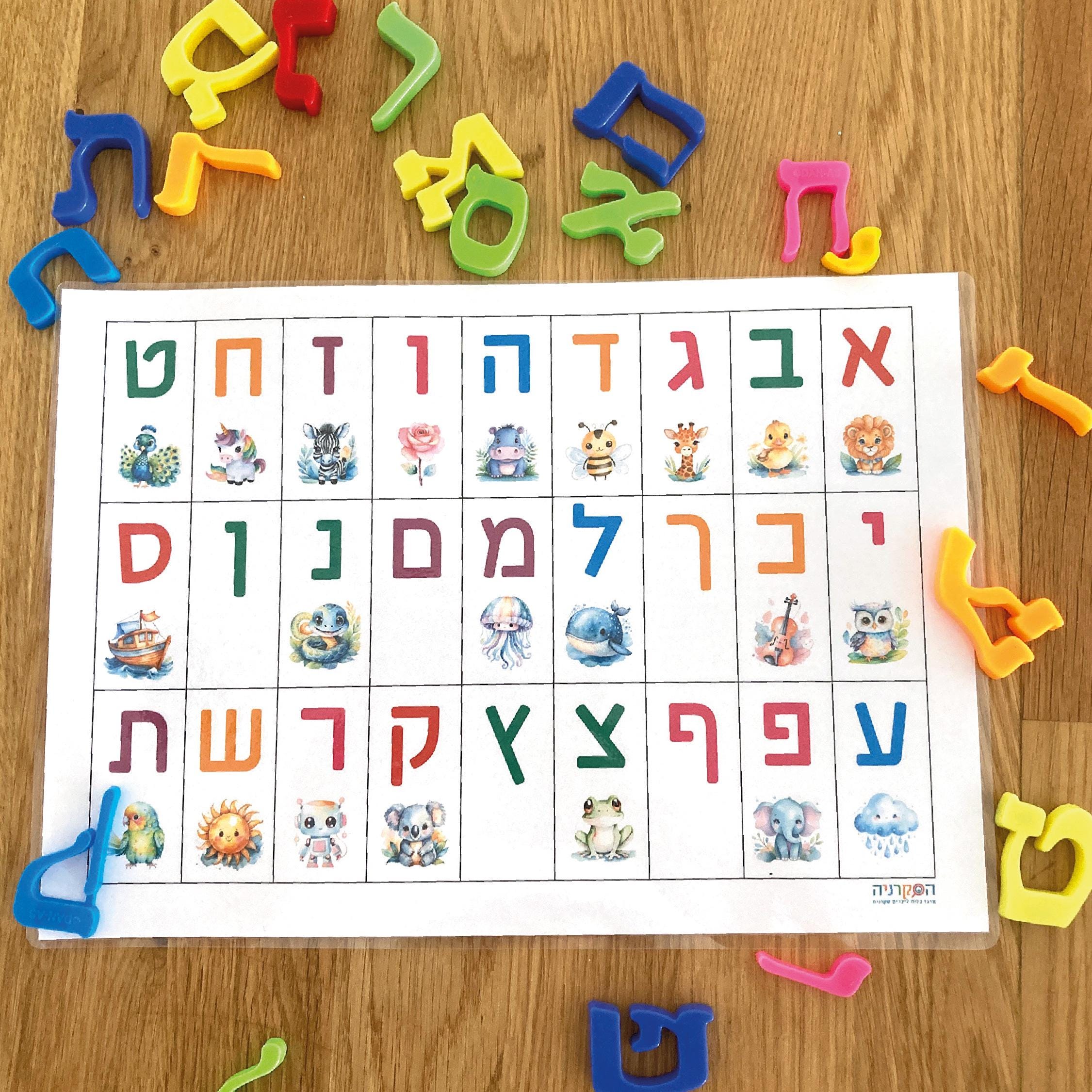 Hebrew Alphabet Kit Pdf, Hebrew Alphabet Flashcards, Hebrew Alphabet ...