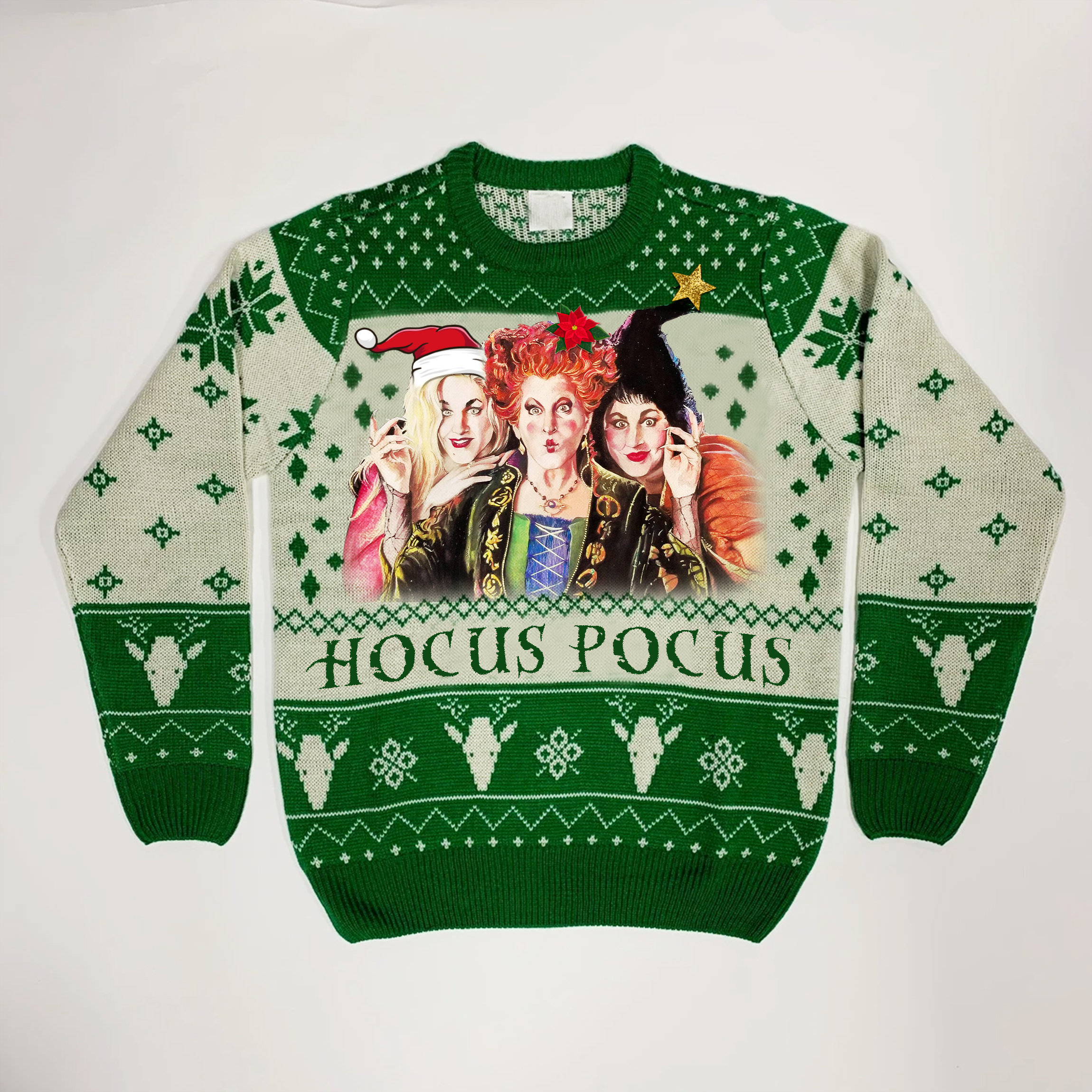 Hocus Pocus Unisex Ugly Sweater, Hocus Pocus Christmas 3D Sweater sold ...