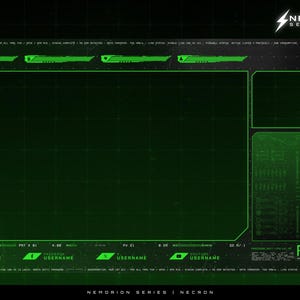 Nemorion Series Necron | Overlay Streaming Package | Twitch, Kick, OBS ...