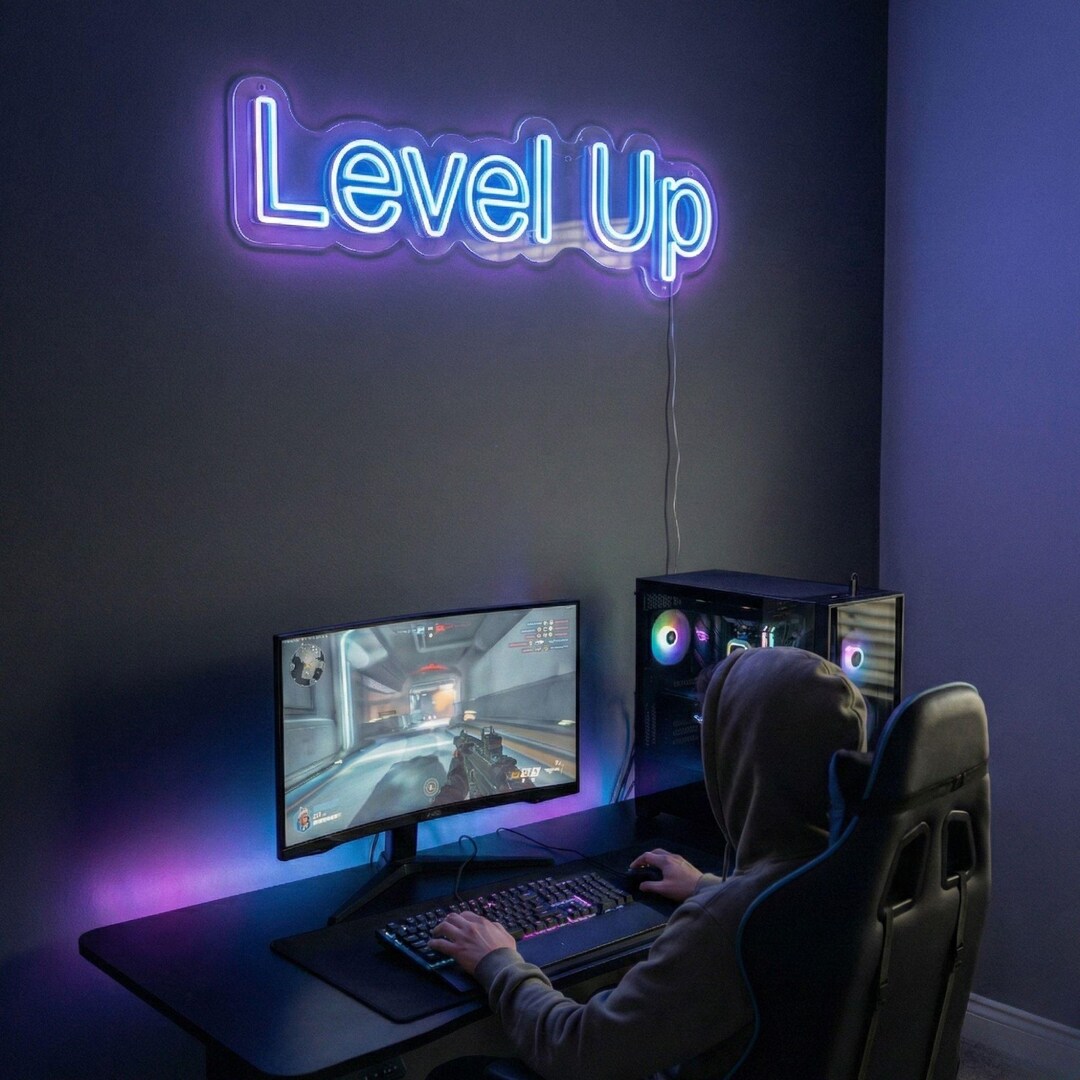 Custom Gamer Neon Sign – Personalized LED Gaming Room Light – Custom ...