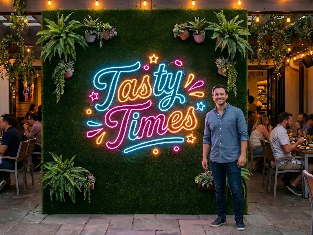 Personalized Restaurant Neon Sign – Custom LED Neon Light for Bar, Café ...