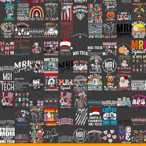 MRI Technologist Png, Retro Groovy Floral Stacked Digital Download, MRI ...