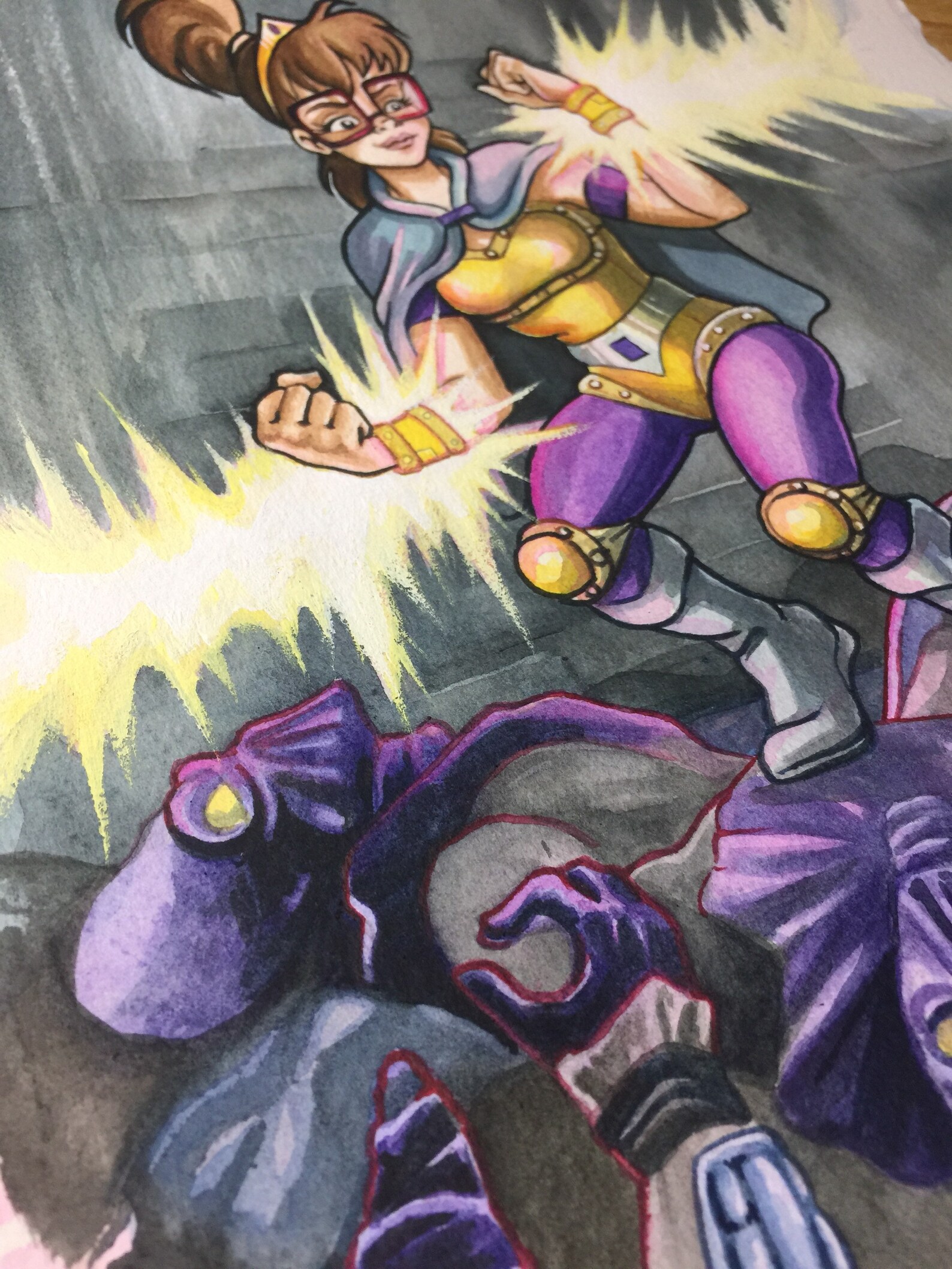 Irma Teenage Mutant Ninja Turtles Fan Art Original Watercolour - Etsy