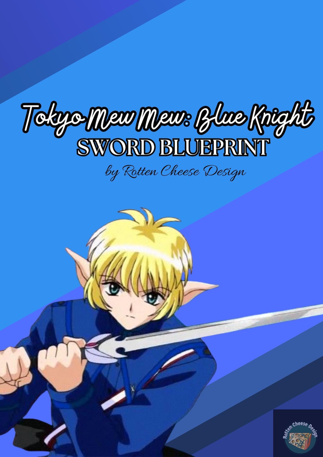 Tokyo Mew Mew: Blue Knight Sword BLUEPRINT - Etsy