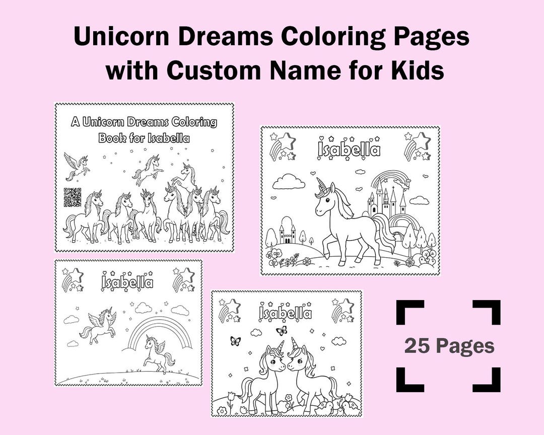Unicorn Drawing and Coloring Pages, Coloring Sheets Printable PDF ...
