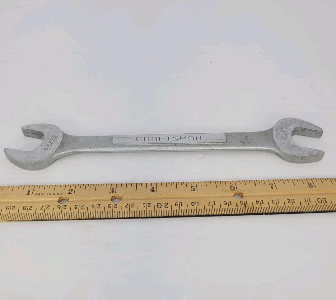 VTG. Craftsman Open End Wrench 25/32 & 13/16 V Series USA Forged - Etsy
