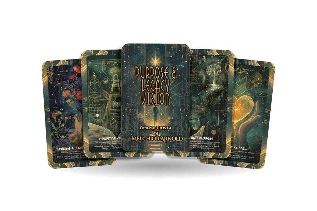 Purpose & Legacy Vision Deck – Live With Intention – Define Your Path ...
