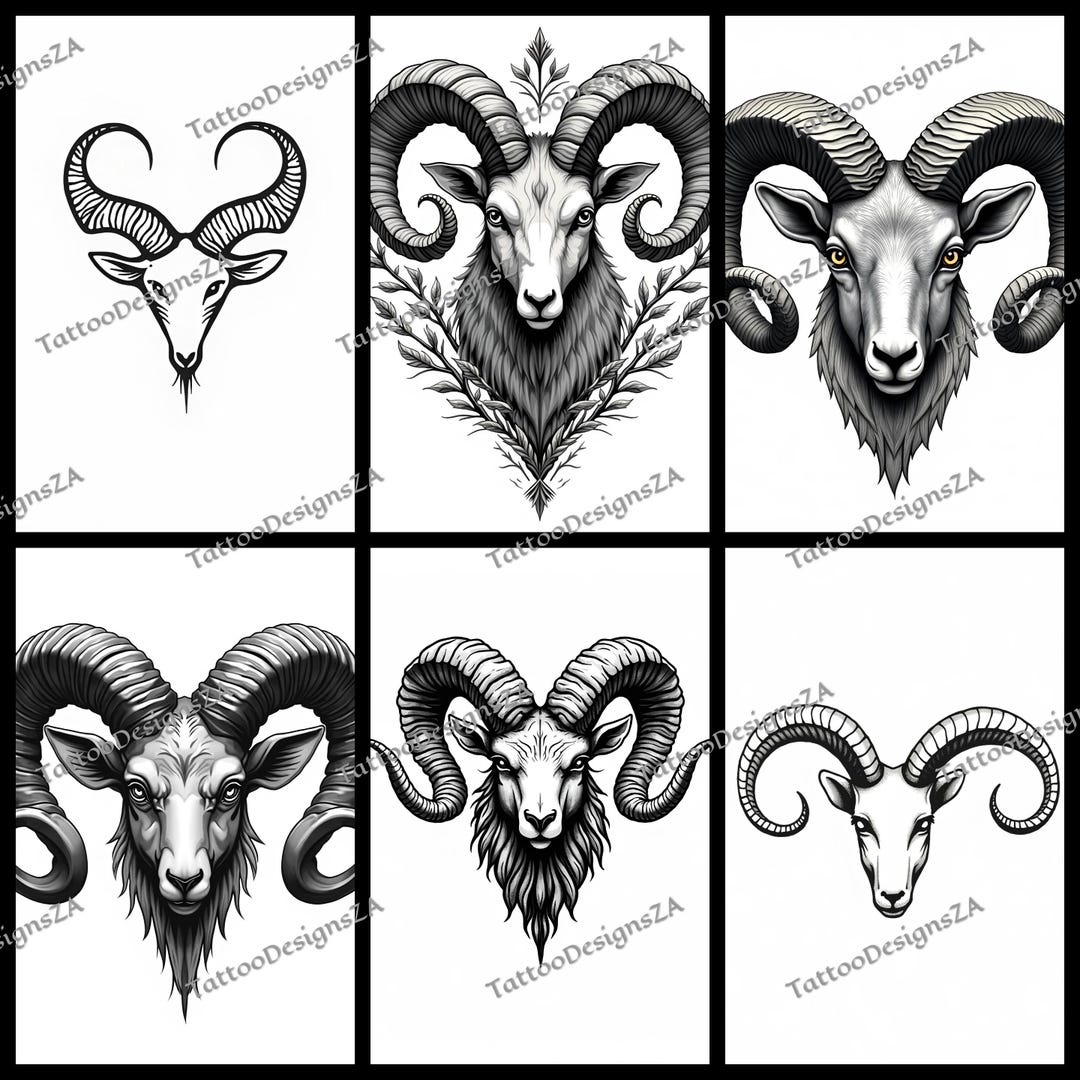 Designs - Aries Zodiac Designs + Stencils | Collection 1 ( 30 Designs ...