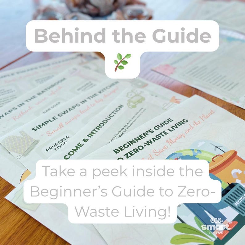 Zero-waste Living Guide | Printable Eco-friendly Planner | Sustainable ...