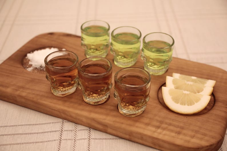 Personalized Tequila Board , Tequila Board With Shot Glasses , Tequila ...