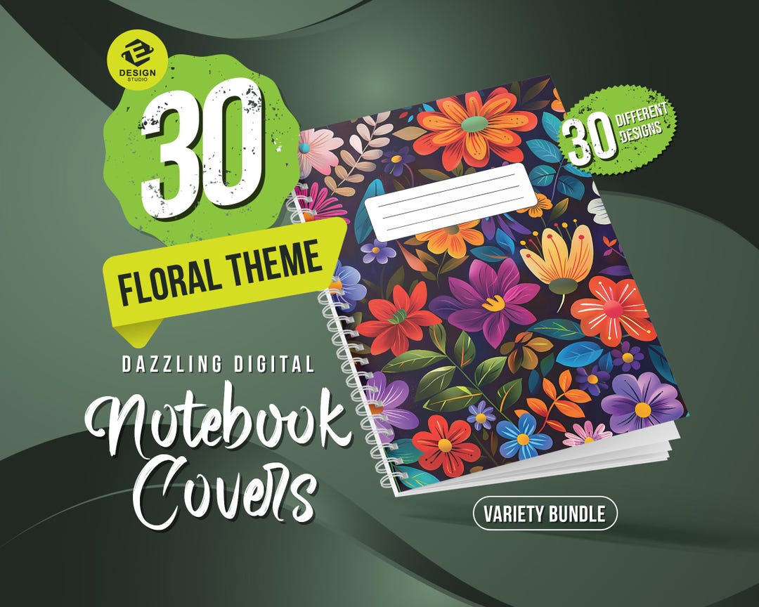 Floral Goodnotes Covers, Goodnotes Notebook, Good Notes Covers, Digital ...